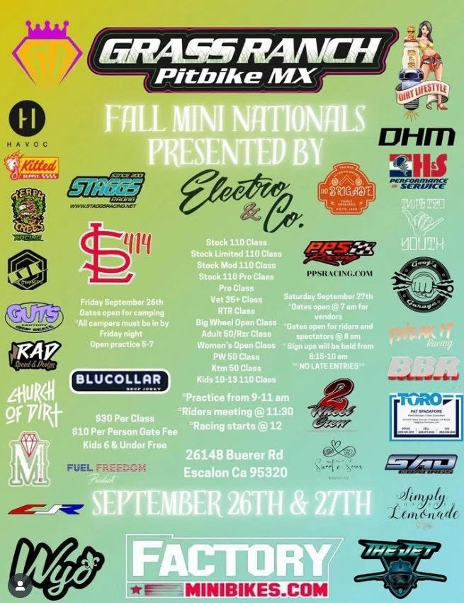 Grass Ranch Pitbike Event – STAGGS RACING